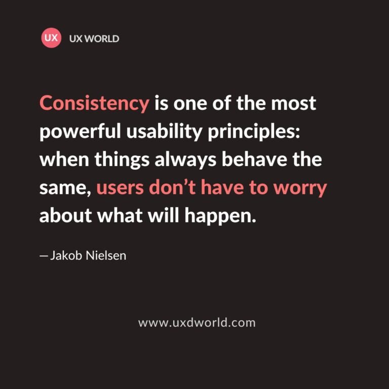 Consistency - A Key Design Principle - UX Design World