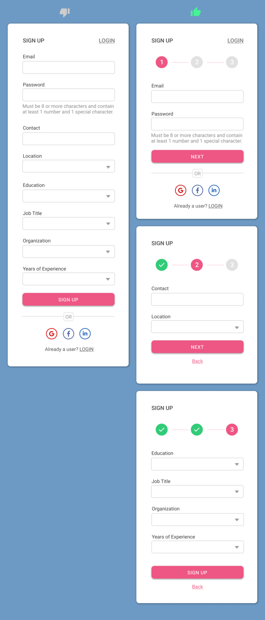 12 Best Practices for Sign-Up and Login Page Design