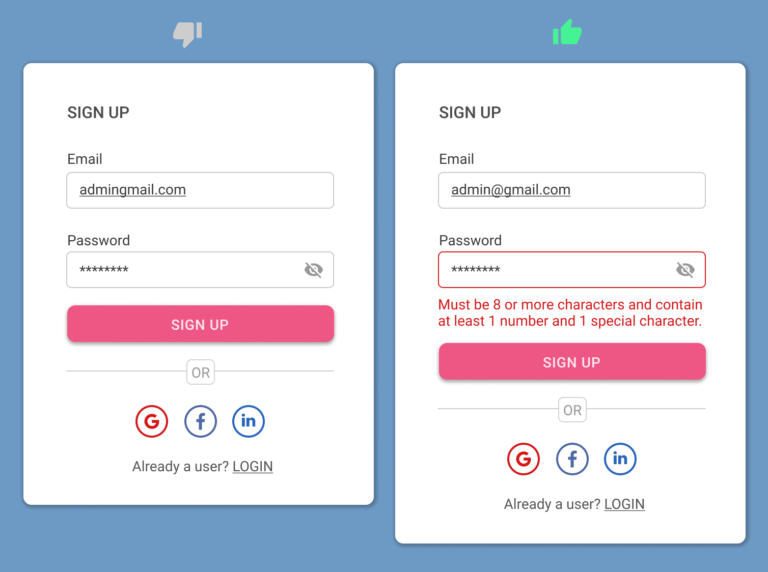 12 Best Practices for Sign-Up and Login Page Design