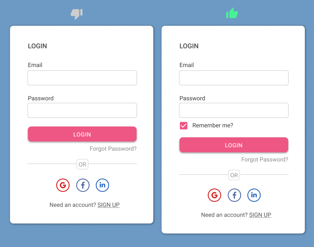 12 Best Practices for Sign-Up and Login Page Design