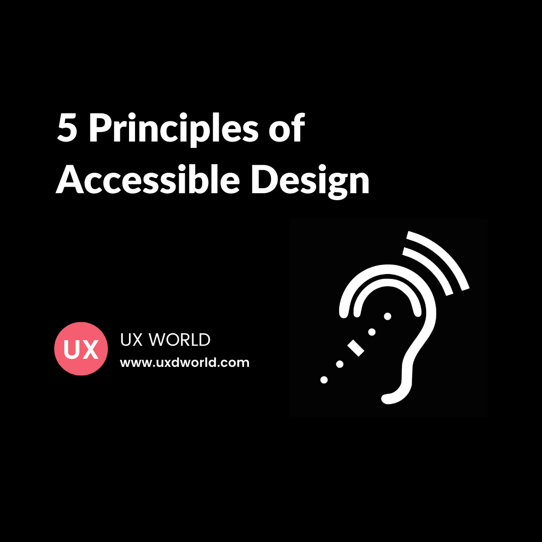 5 Important Principles of Accessibility in Design - UX Design World