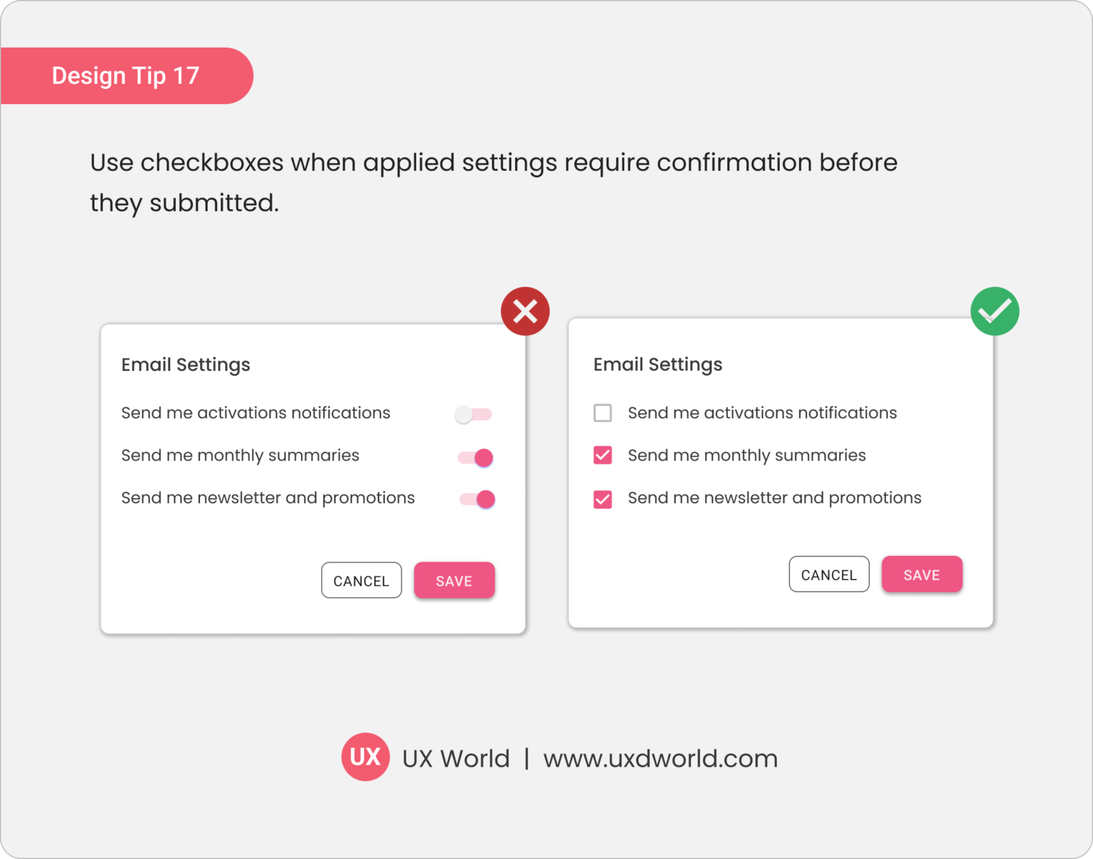 Tips - UX Design World