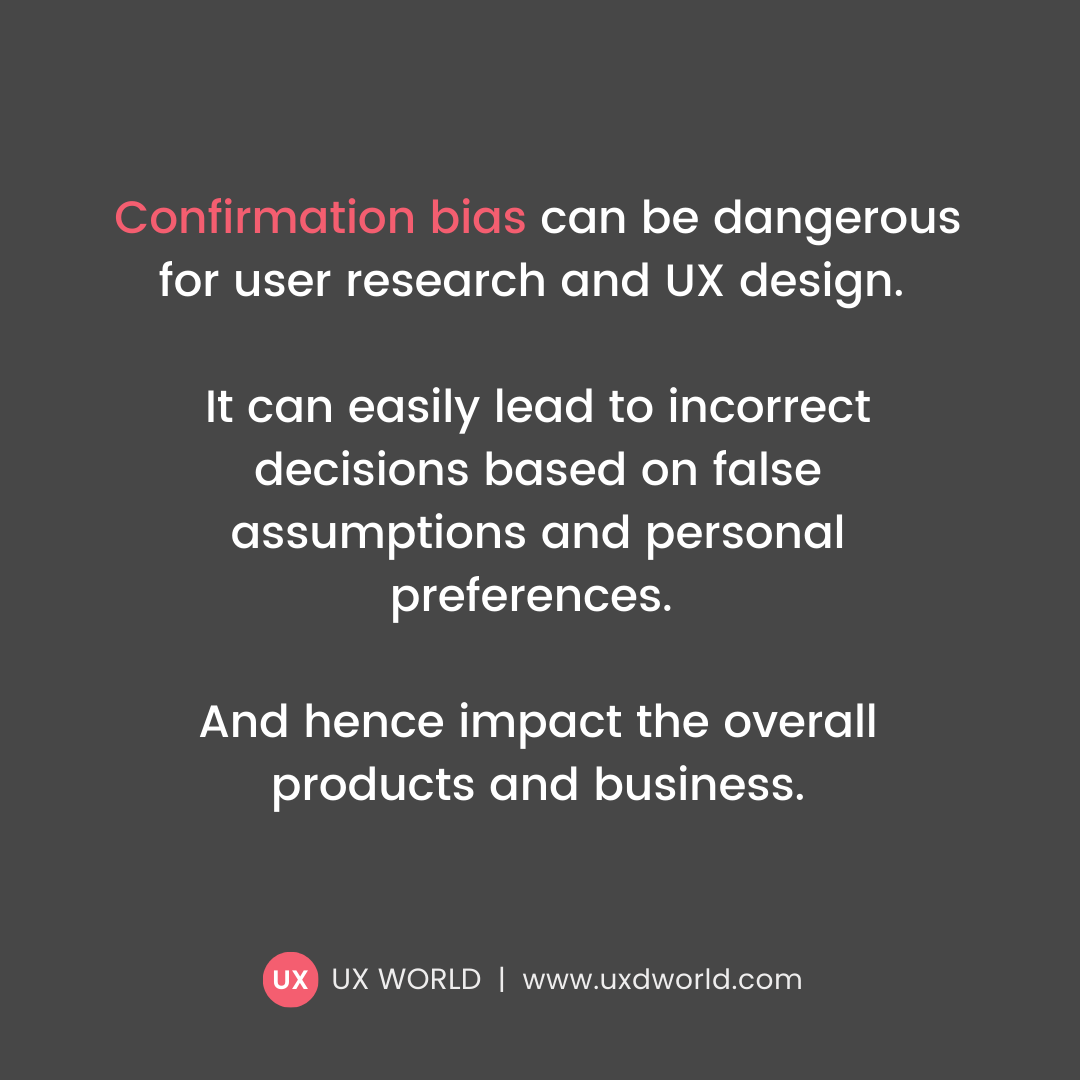 6 Ways to Overcome Confirmation Bias in UX Design - UX Design World