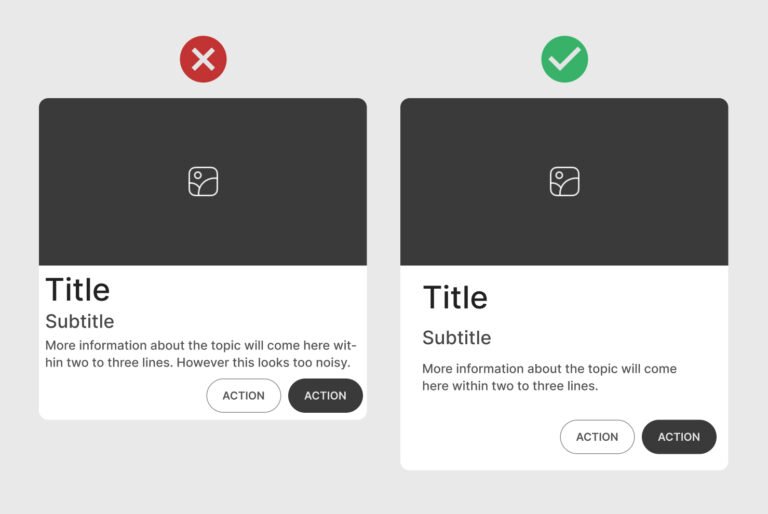 Best Practices for Designing UI Cards - UX Design World