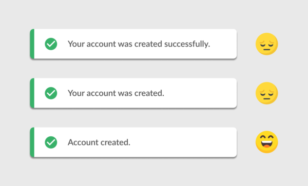Best Practices for Writing Effective Success Messages - UX Design World